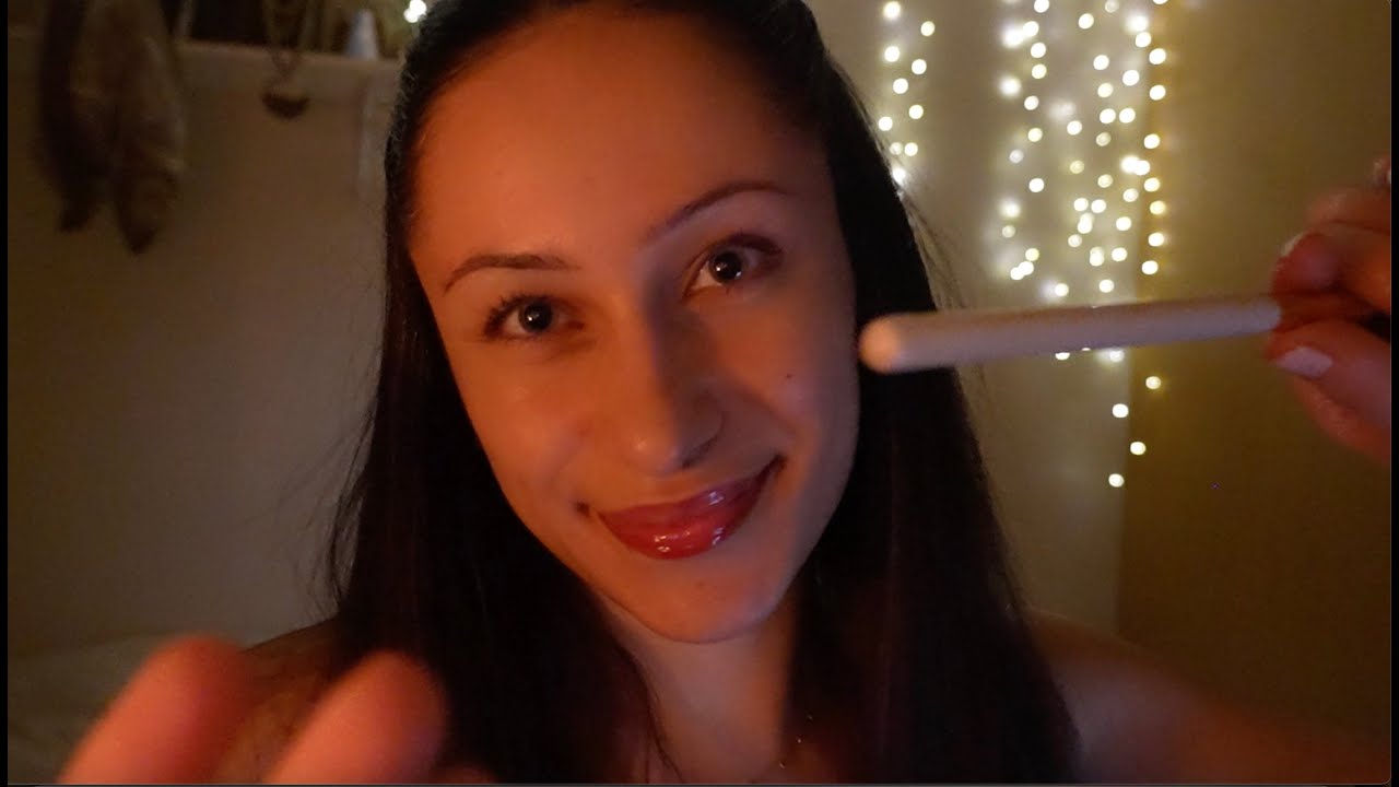 ASMR - obsessed girl traces your face #wlw - YouTube