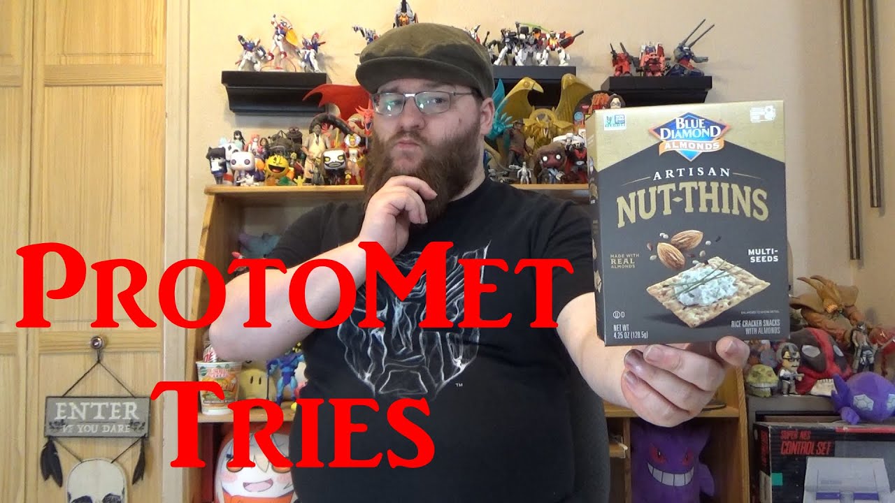 ProtoMet Tries Blue Diamond Almonds Artisan Nut-Thins Multi-Seeds - YouTube