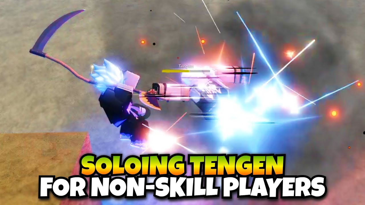 How To Solo Tengen Easily For Non-Skill Players.. (Project Slayers ...