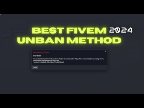 FIVEM UNBAN / How to remove cfx, Hardware id ban on FIVEM in 2024 / Cfx ...