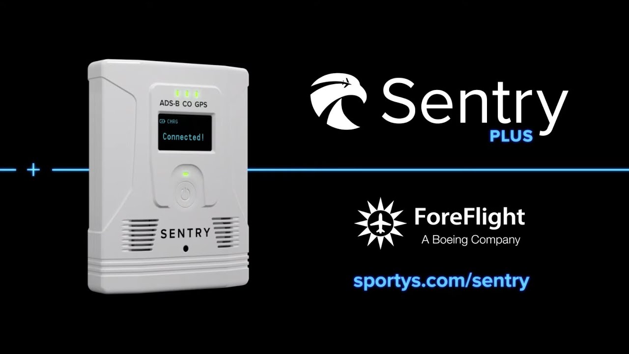 Sentry Plus - next generation ADS-B receiver for ForeFlight - YouTube