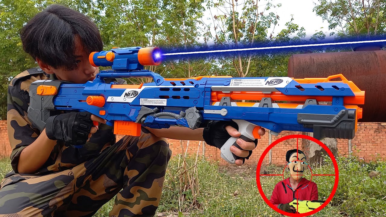 NERF WAR : PHI VỤ TRIỆU ĐÔ [ Nerf First Person Shooter ] - YouTube