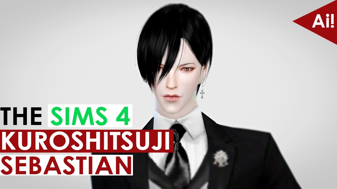 THE SIMS 4 Black butler Sebastian (alternative) - YouTube