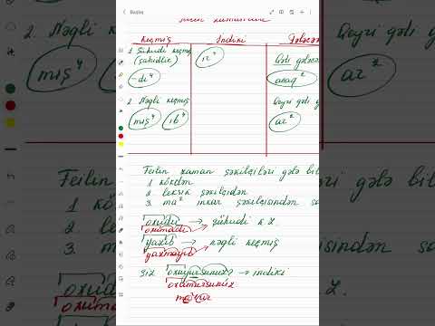 Feilin zamanları mövzu izahı