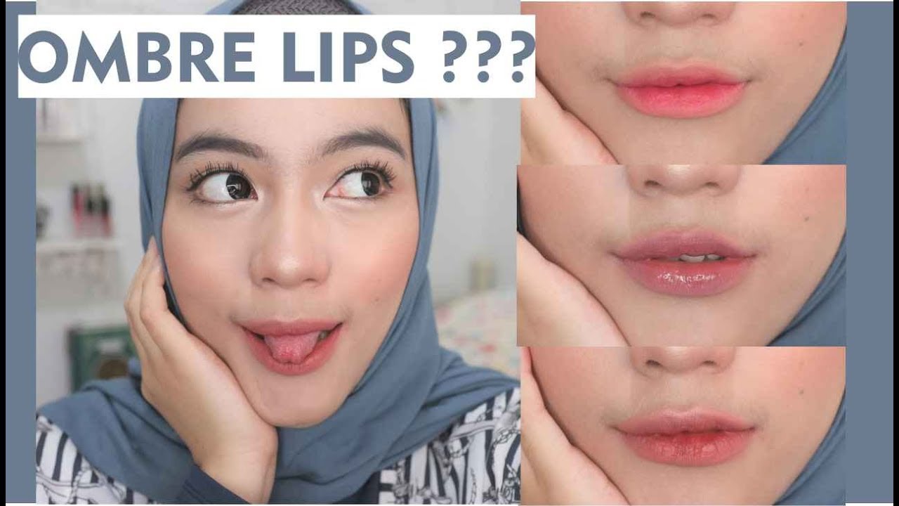 FRESH, NATURAL, AND GLOSSY OMBRE LIPS INSPIRATION - YouTube