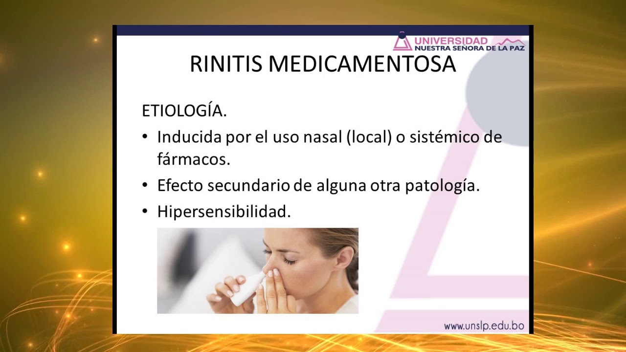 Rinitis Medicamentosa - YouTube
