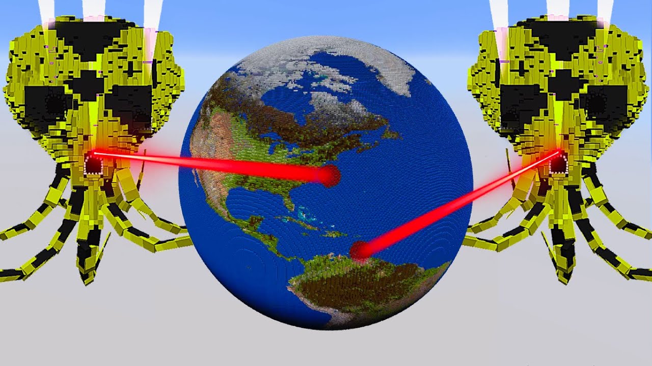 Nuclear Wither Storm VS Mega Earth in Minecraft #minecraft # ...