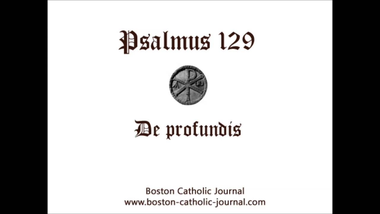 Psalm 129 in Latin - YouTube