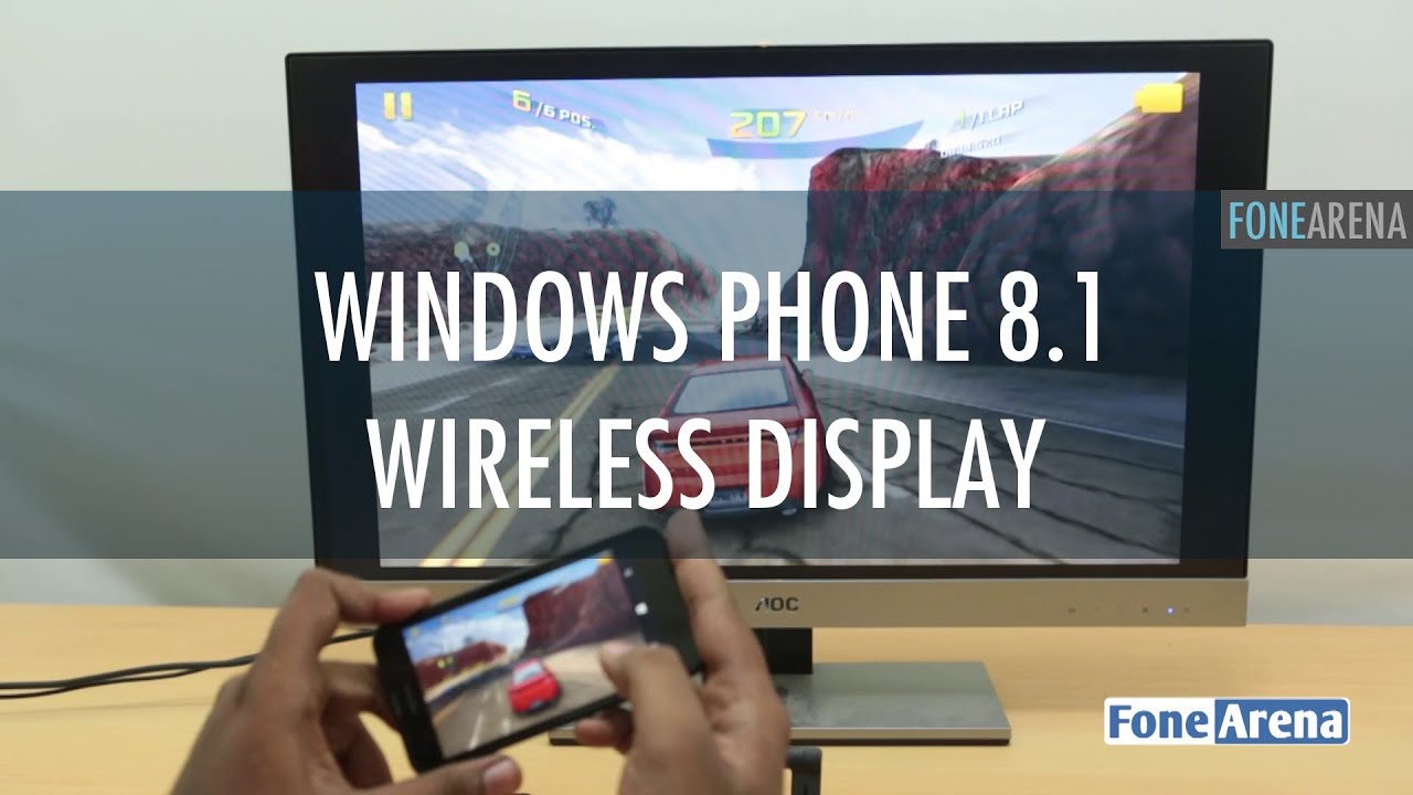Windows Phone 8.1 Miracast Wireless Display Demo - YouTube