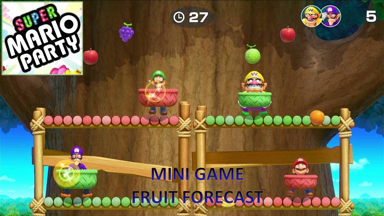 Nintendo Switch Super Mario Party - Mini game - Fruit Forecast - YouTube