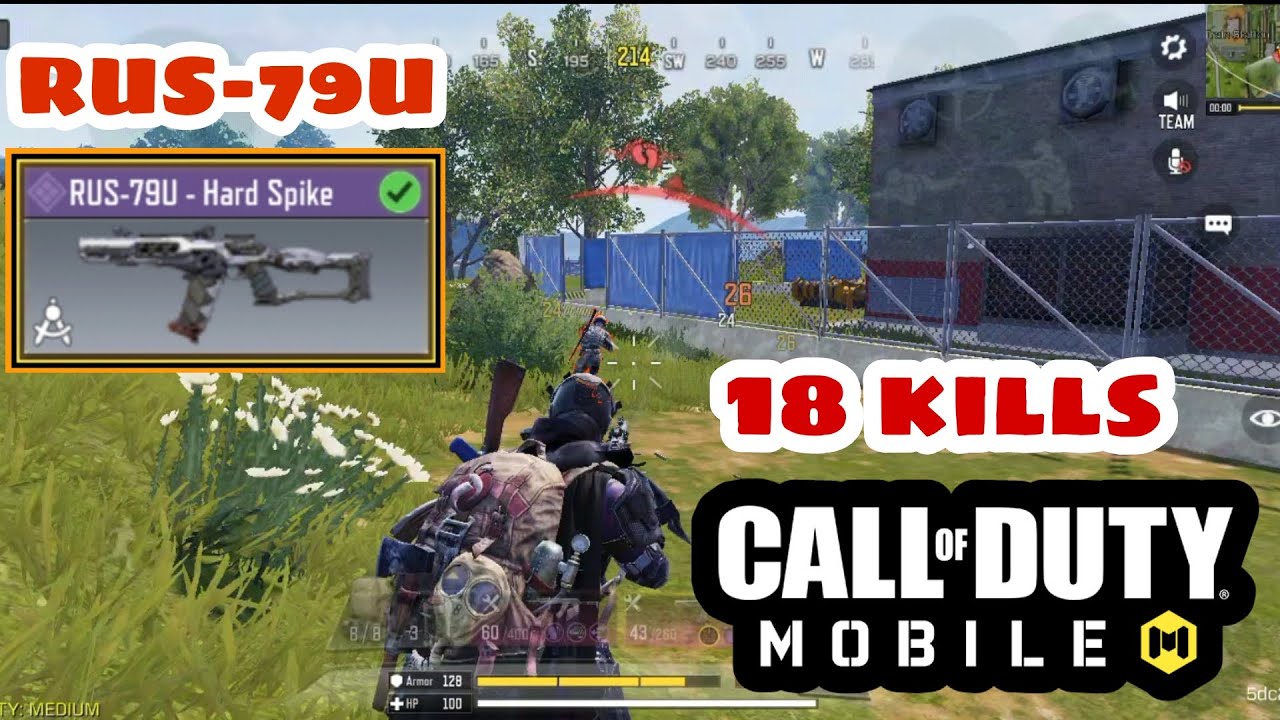 CUSTOM RUS-79U GUN CHALLENGE IN BATTLE ROYAL IN COD MOBILE | GUN ...