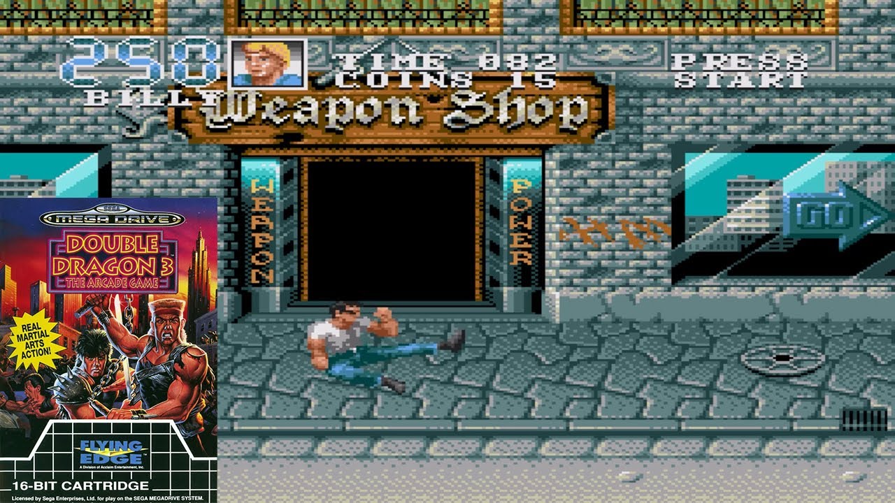 Double Dragon III: The Arcade Game - All Unplayable Characters [SEGA ...