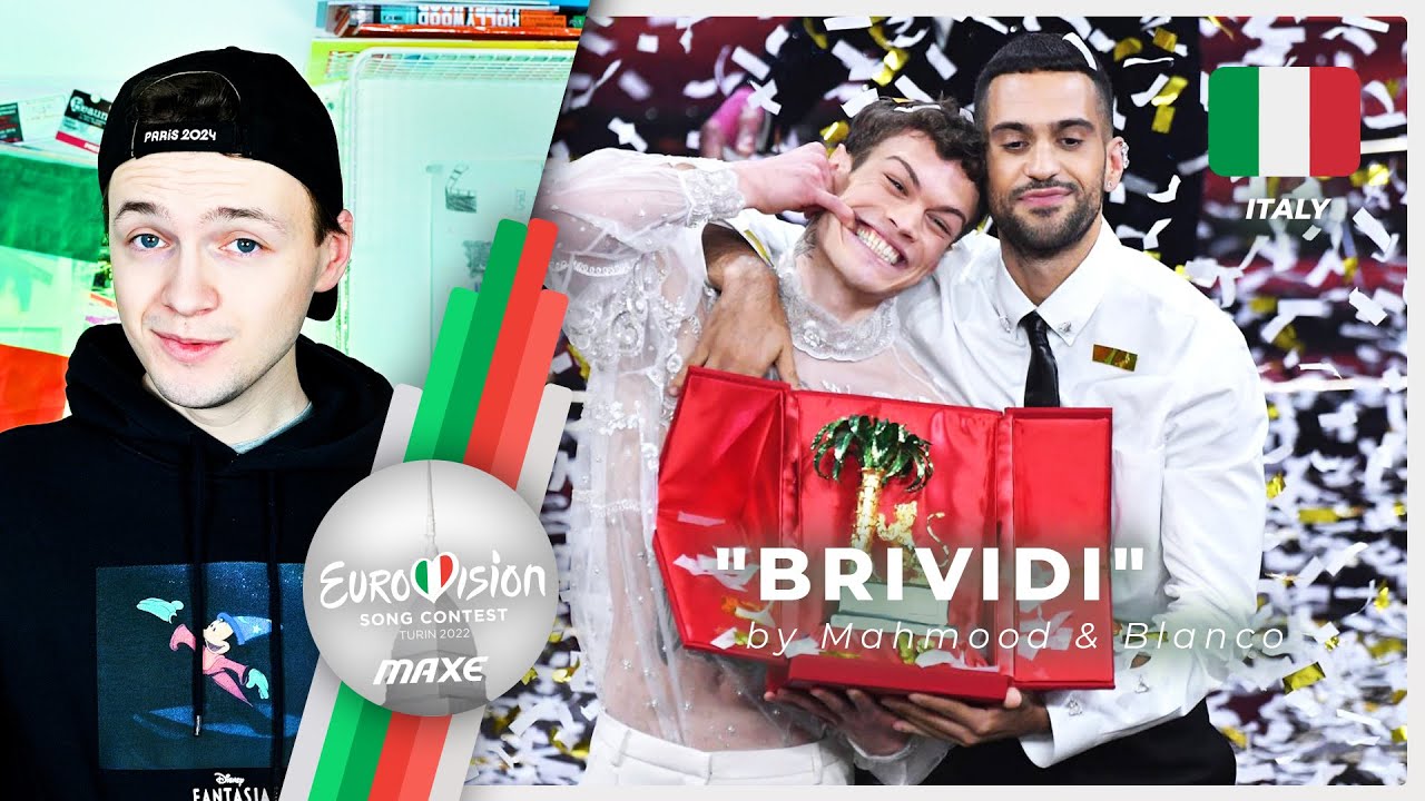 I react to "Brividi" final serata performance by Mahmood & Blanco ...