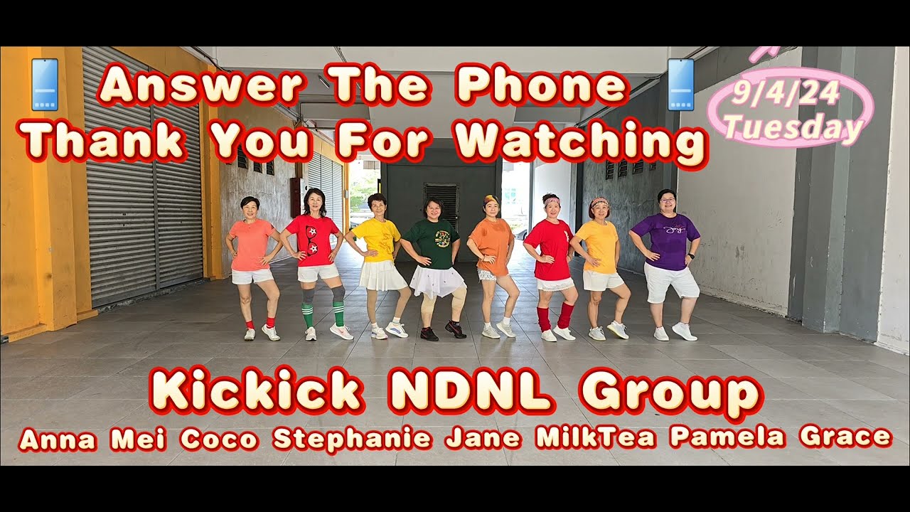 Answer The Phone By Annie Yap (Line Dance) - YouTube