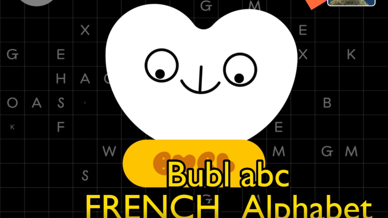 BUBL ABC FRENCH ALPHABET - YouTube