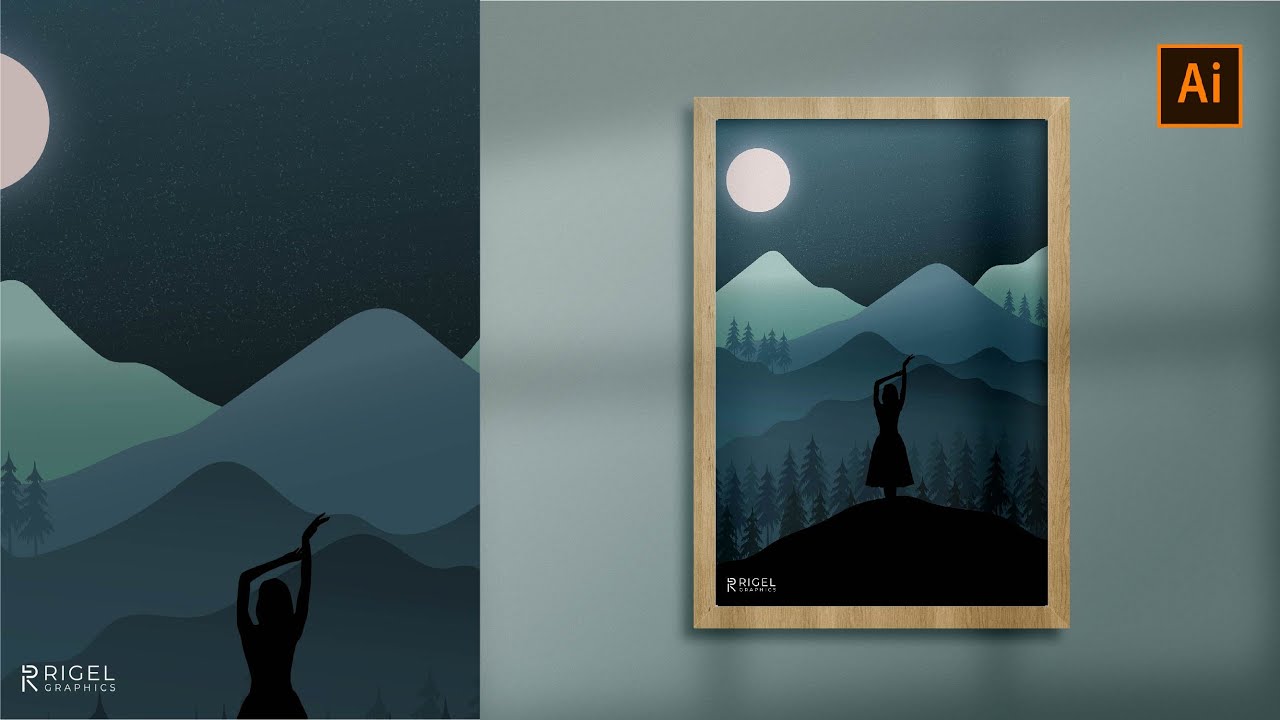 How To Create An Easy Landscape In Adobe Illustrator shorts YouTube how-to-create-an-easy-landscape-in-adobe-illustrator-shorts-youtube
