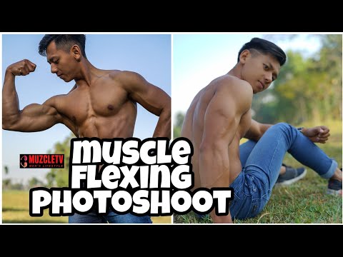 Teen Muscle Indonesia Bodybuilding Photoshoot behind the scene muzcletv