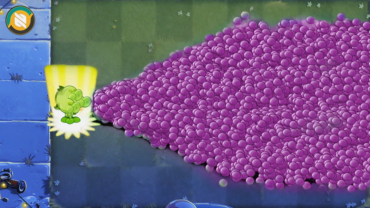 Pvz 2 Plant Max Level Power Up Vs 100 Zombie Bobsled Crew !! Plants Vs ...