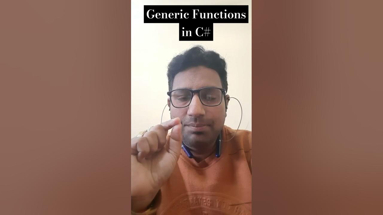 Generic Functions in C# #oopsconcept #generics #programmingforbeginners #csharp - YouTube
