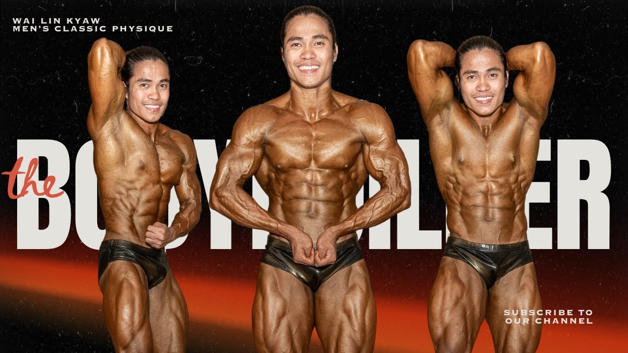 " Wai Lin Kyaw @ Kyin Mg " 1 minute Men's Athletic Physique Posing - YouTube