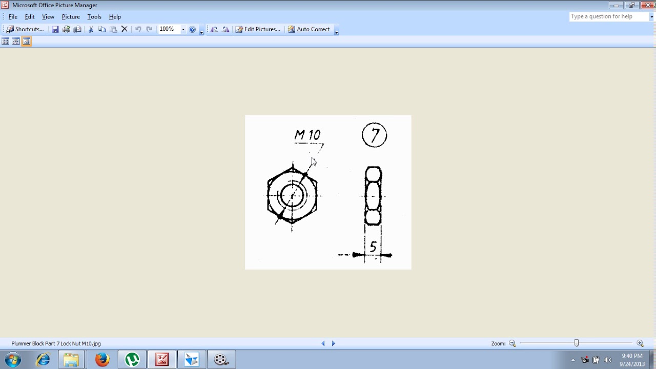 Plummer Block Part 6 & 7 Nut M10 & Lock Nut M10 - YouTube