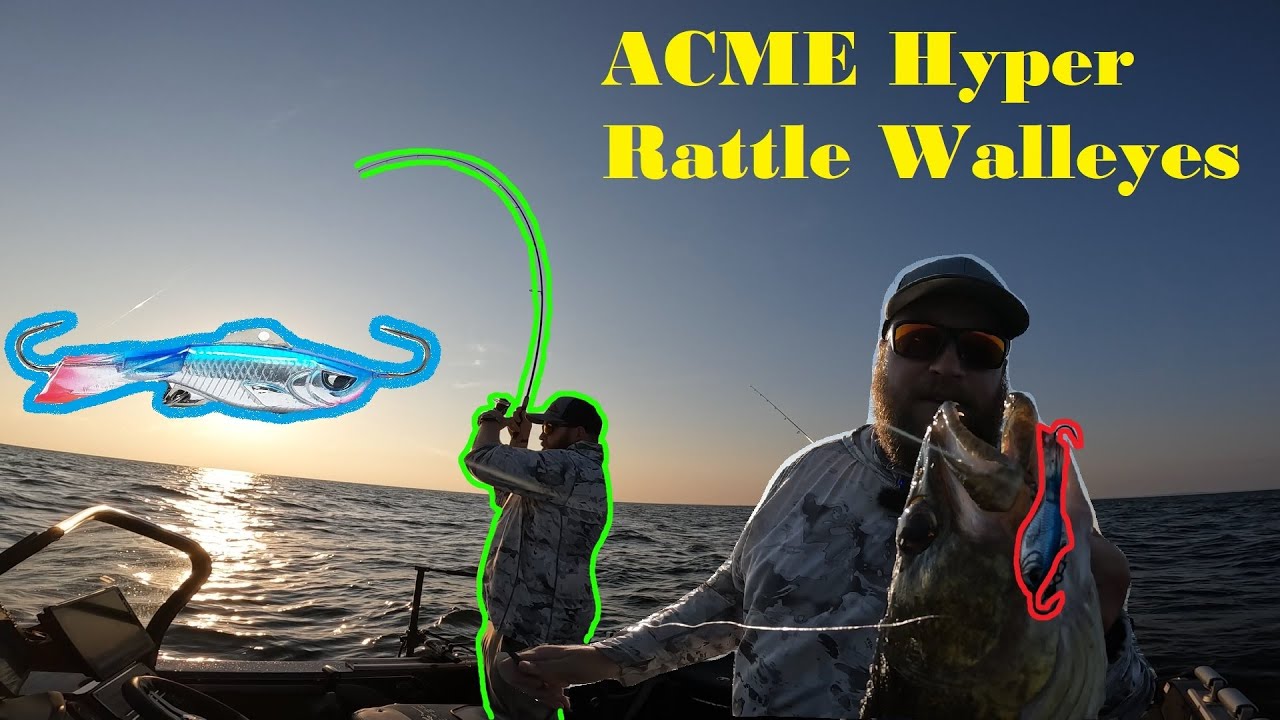 Green Bay Walleyes LOVE the Acme Hyper Rattle (Triggering Neutral Fish to Bite) - YouTube