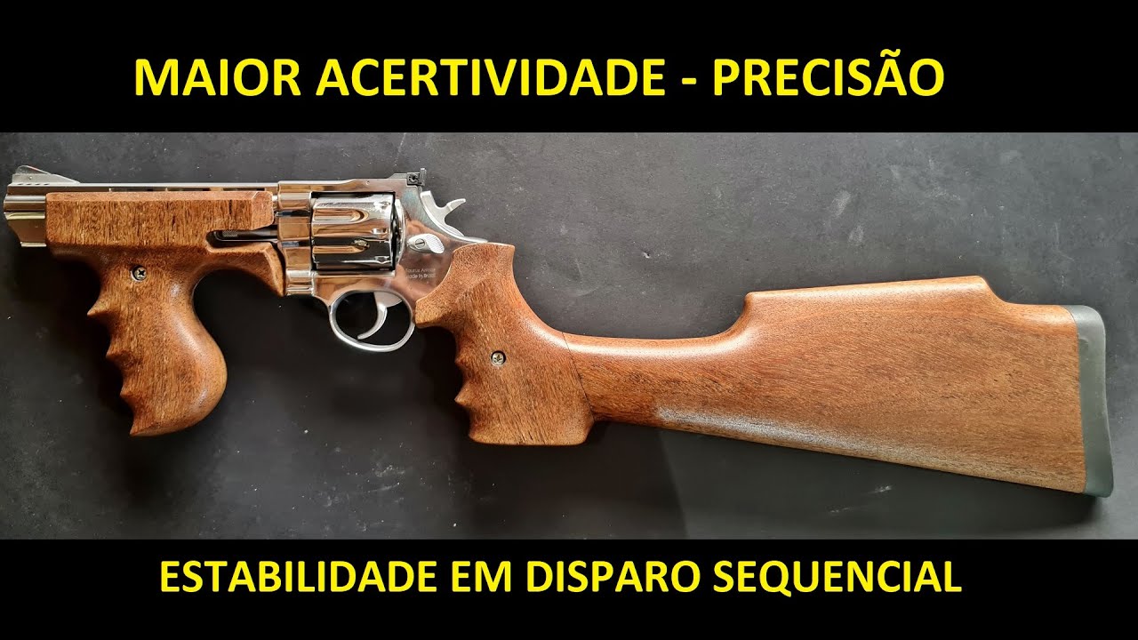 Coronha Longa com Telha Anatomica revolver 38 Taurus,Aumento na ...