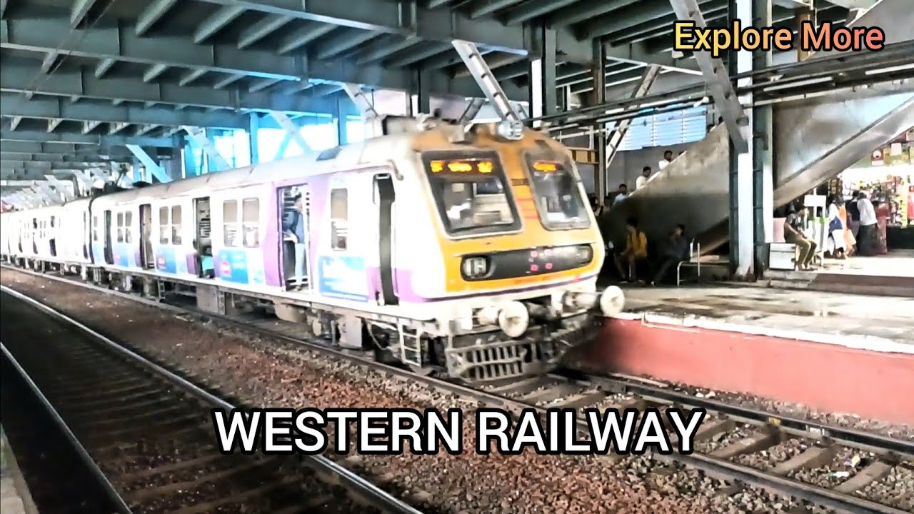 Western Railway Local Train 🚆 Mumbai India @RailwayLines # ...
