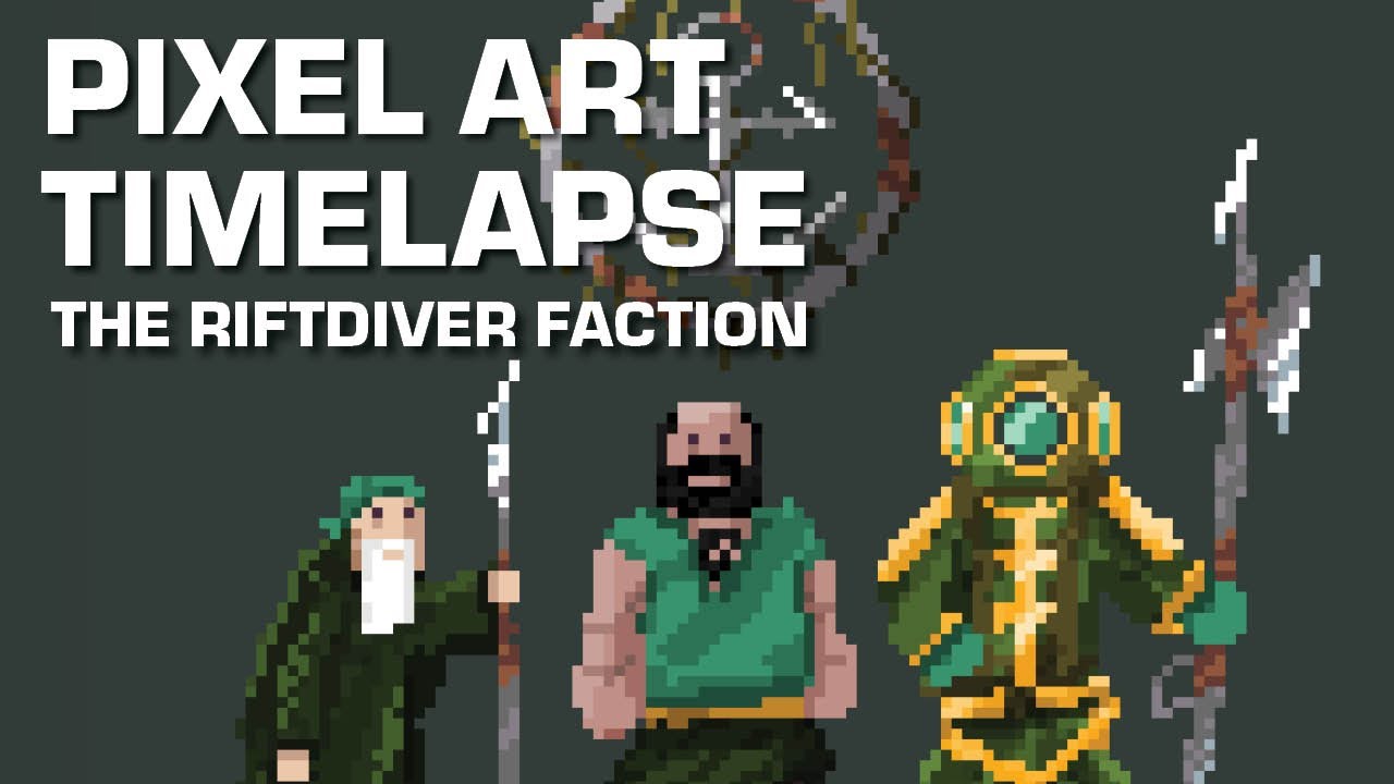 Pixel Art Timelapse - The Riftdivers Faction - #pixelart #art # ...