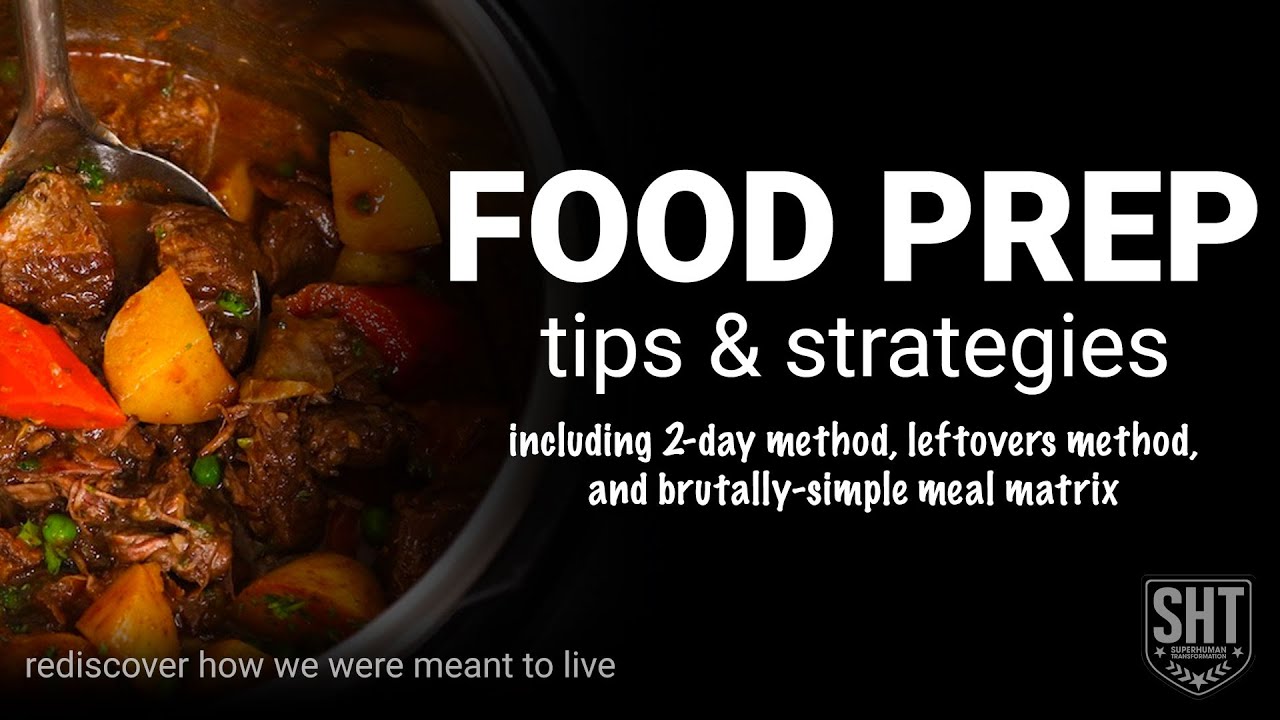 food prep tips & strategies! - YouTube