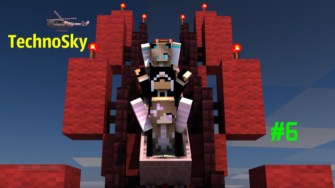 TechnoSky #6 - Новый остров!? - YouTube