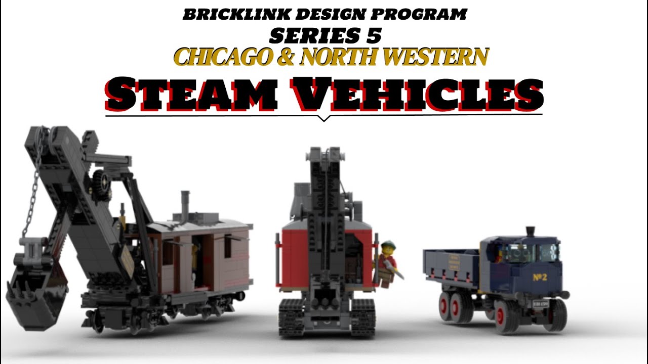 Bricklink Design program, Steam Vehicles! (series 5) - YouTube