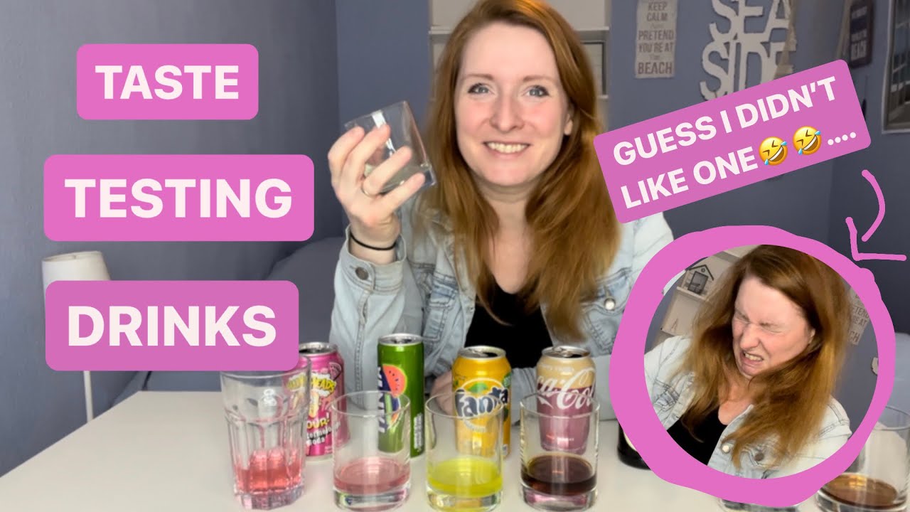 Taste testing drinks I have never had before (apart from the ginger ...
