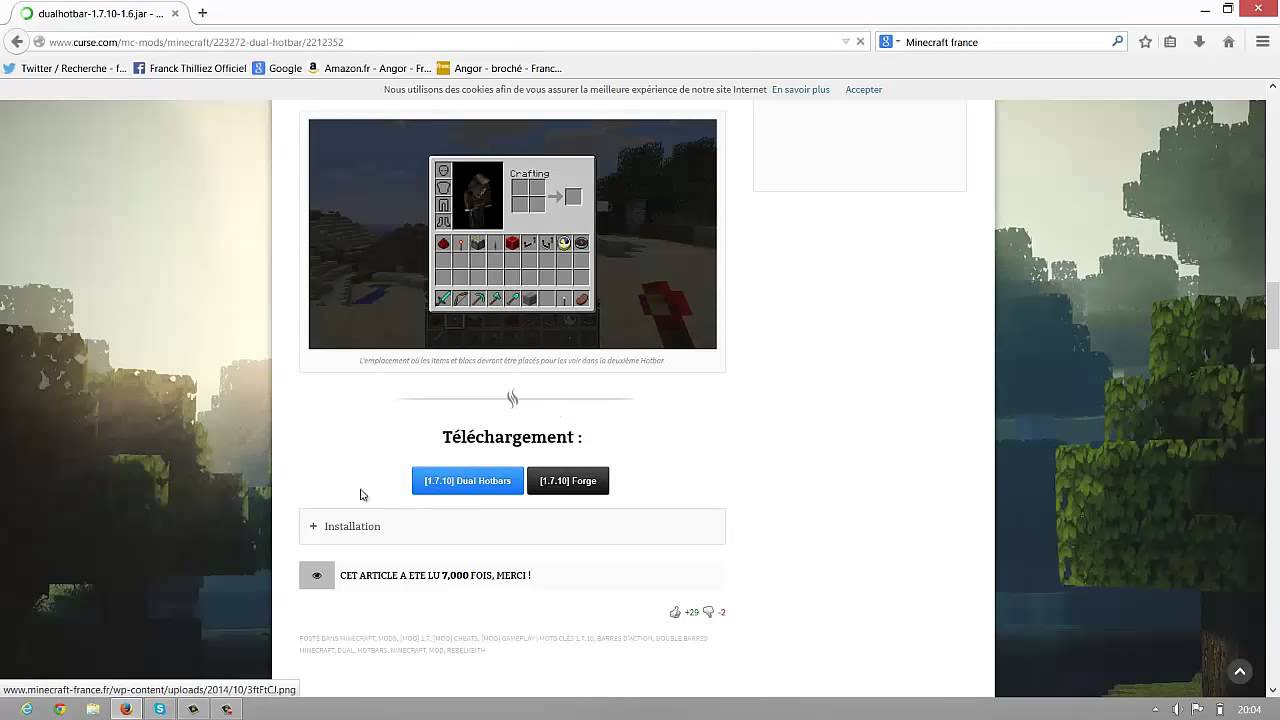 Comment installer des mods minecraft NORMAL/CRACK avec Forge (TOUTES ...