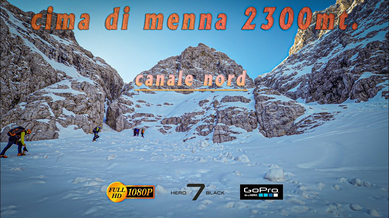CANALE NORD CIMA DI MENNA 25/03/23 - YouTube