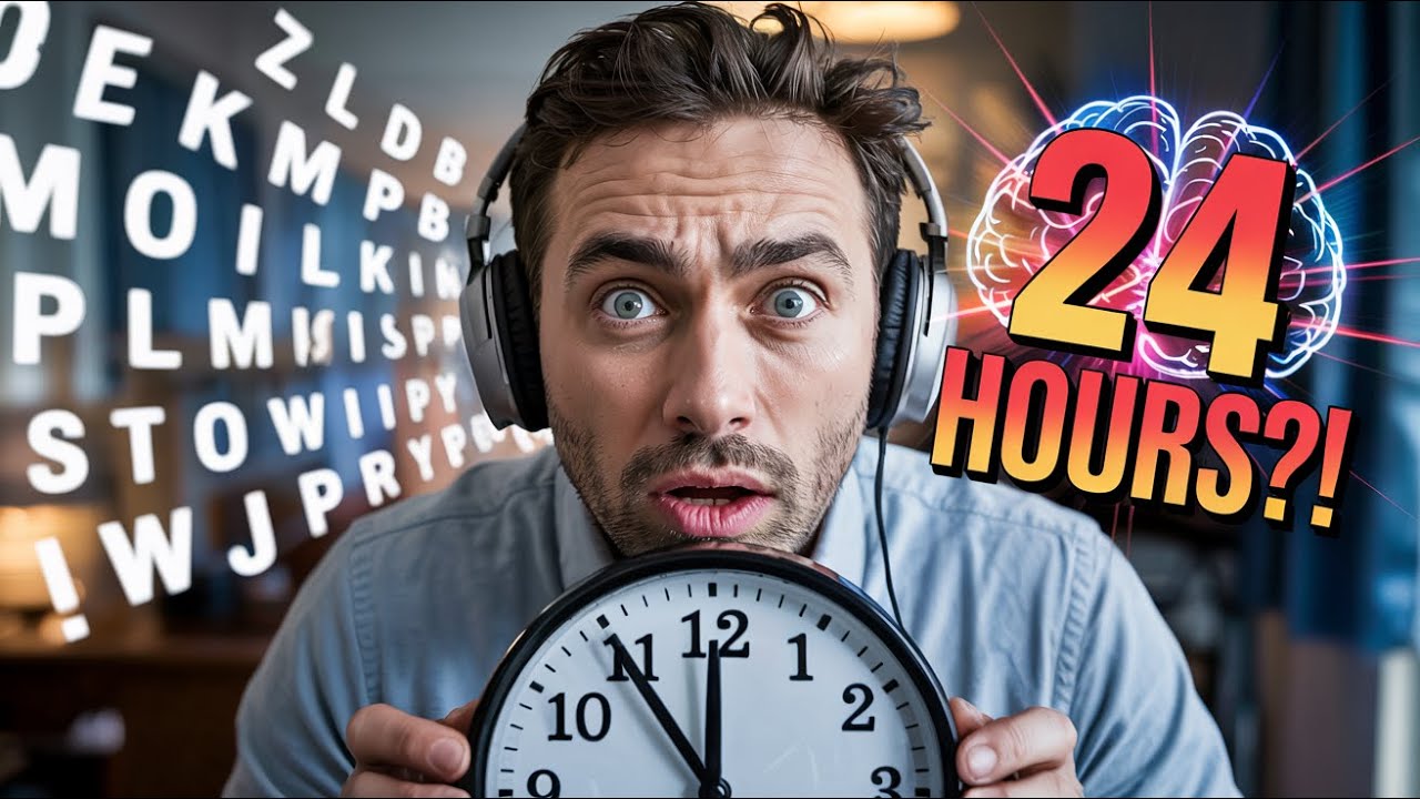Only 24 Hours to Learn English? Here’s Exactly What To Do 😱🔥 - YouTube