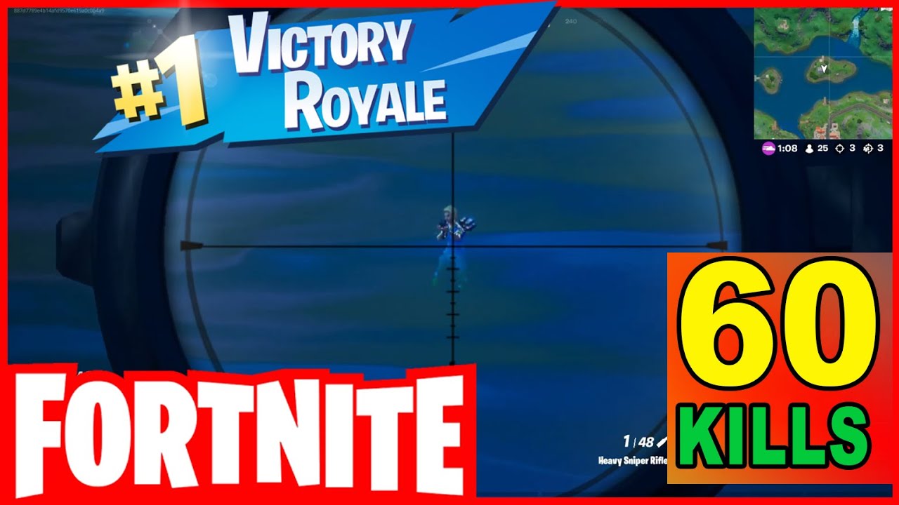 Fortnite Moments | 60 Kills | I Won Again | #3 Solo - YouTube