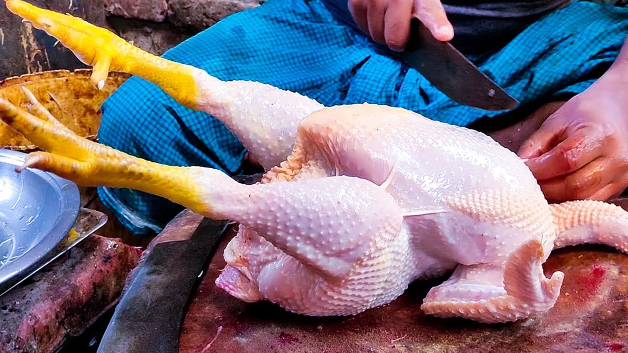 Amazing Chicken Meat Cutting Skills, Chicken Cutting Style || Fishing ...