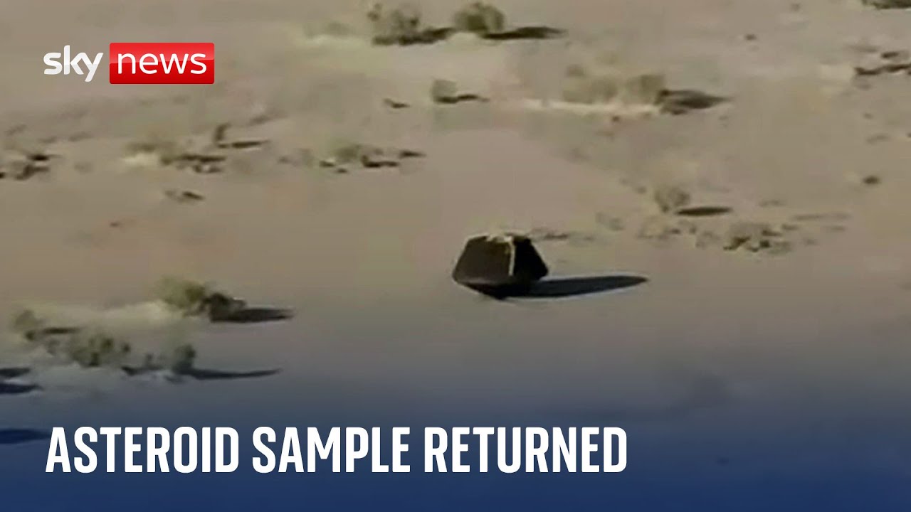 NASA returns largest asteroid sample to Earth - YouTube