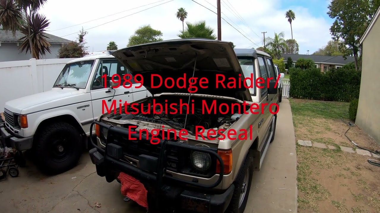 1989 Mitsubishi Montero Engine