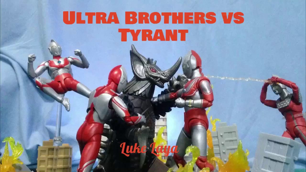 Ultra Brothers vs Tyrant | Ultraman Stop Motion | LJPL Animation - YouTube