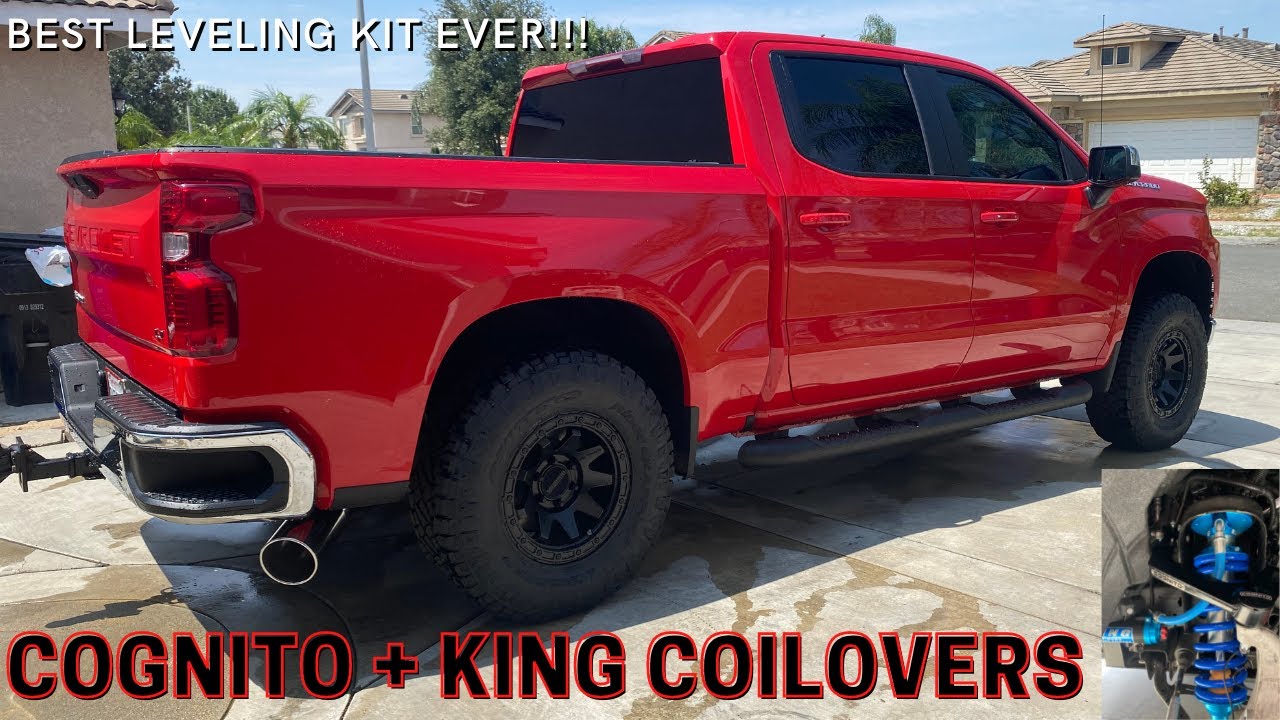 Cognito KING Coilover Leveling Kit on my 2021 Chevrolet 1500 Duramax ...