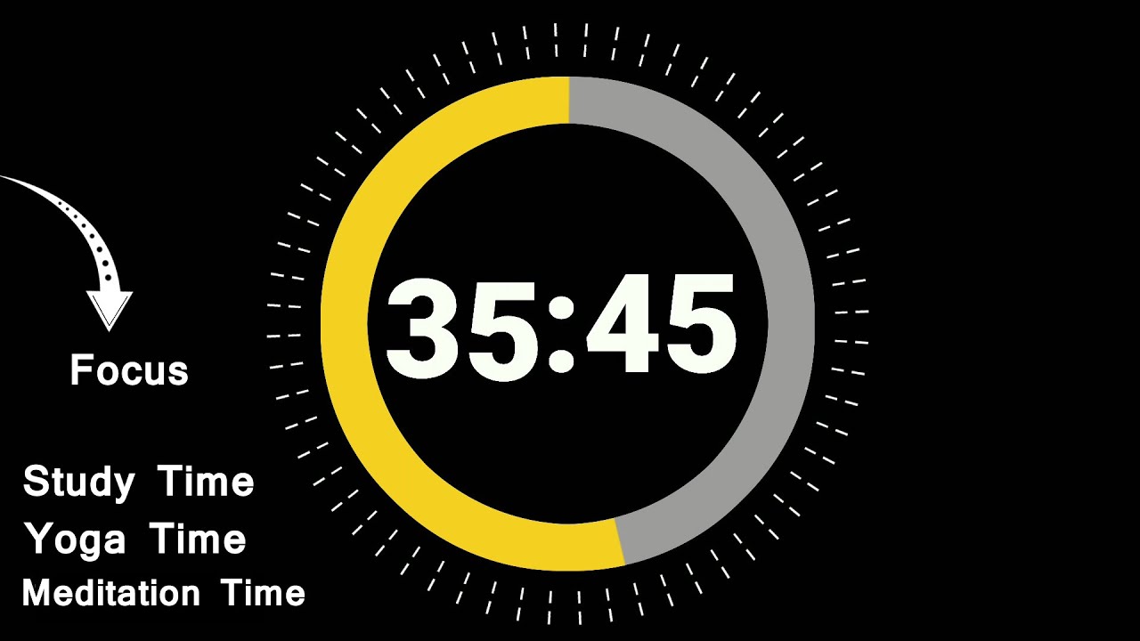 35 Minute 45 Second Timer Countdown 🔔 || Study Time || Deep Focus ...