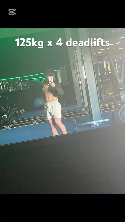 Hook grip 125kg x 4 deadlifts - YouTube