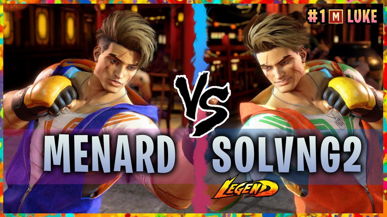 SF6 Luke (MENARD) Vs. Ranked #1 Modern Luke (SOLVNG2)『Street Fighter 6 ...