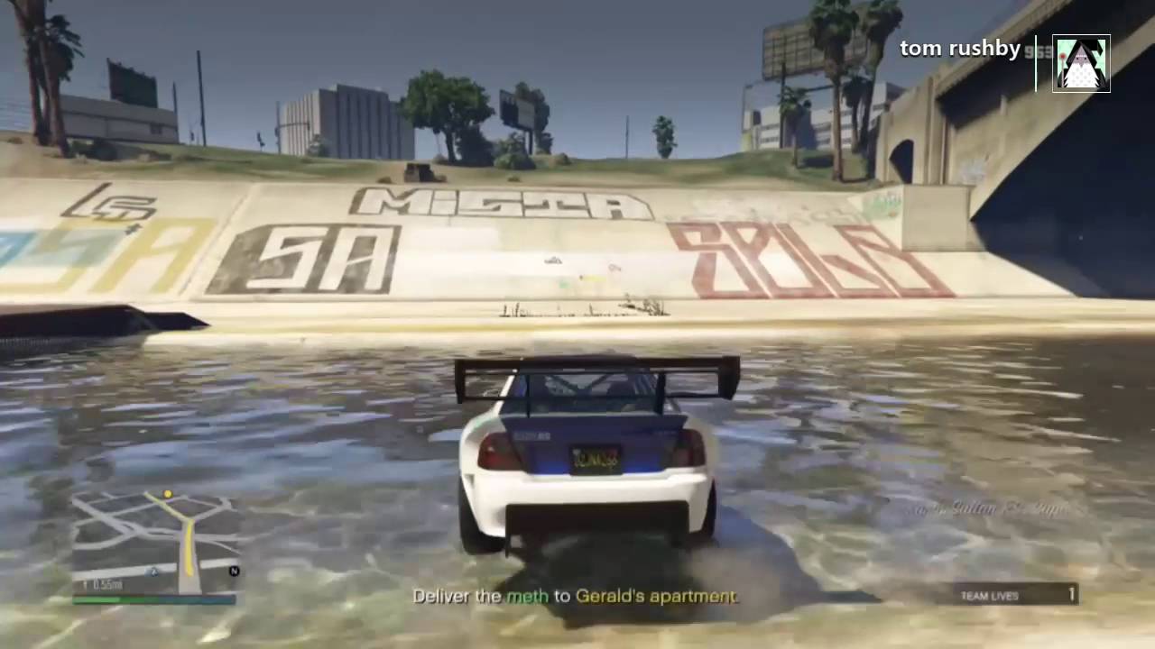 Gta 5 Online Jobs : Flood In The LS River - YouTube