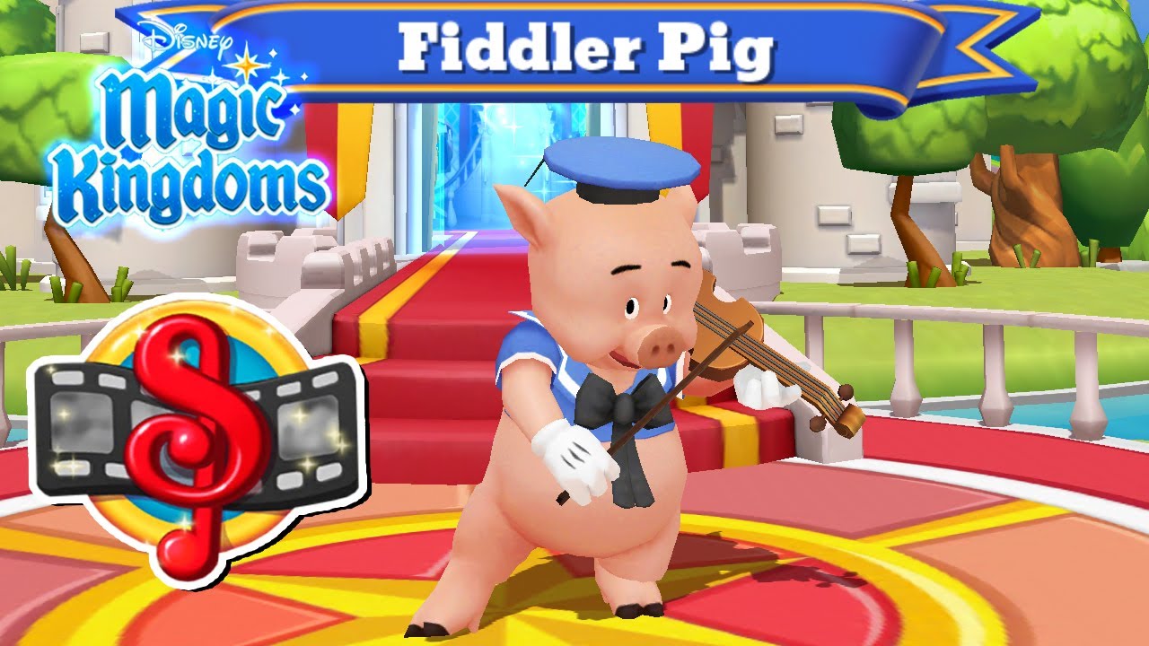 LET'S WELCOME FIDDLER PIG🎵 | Disney Magic Kingdoms | Silly Symphony ...