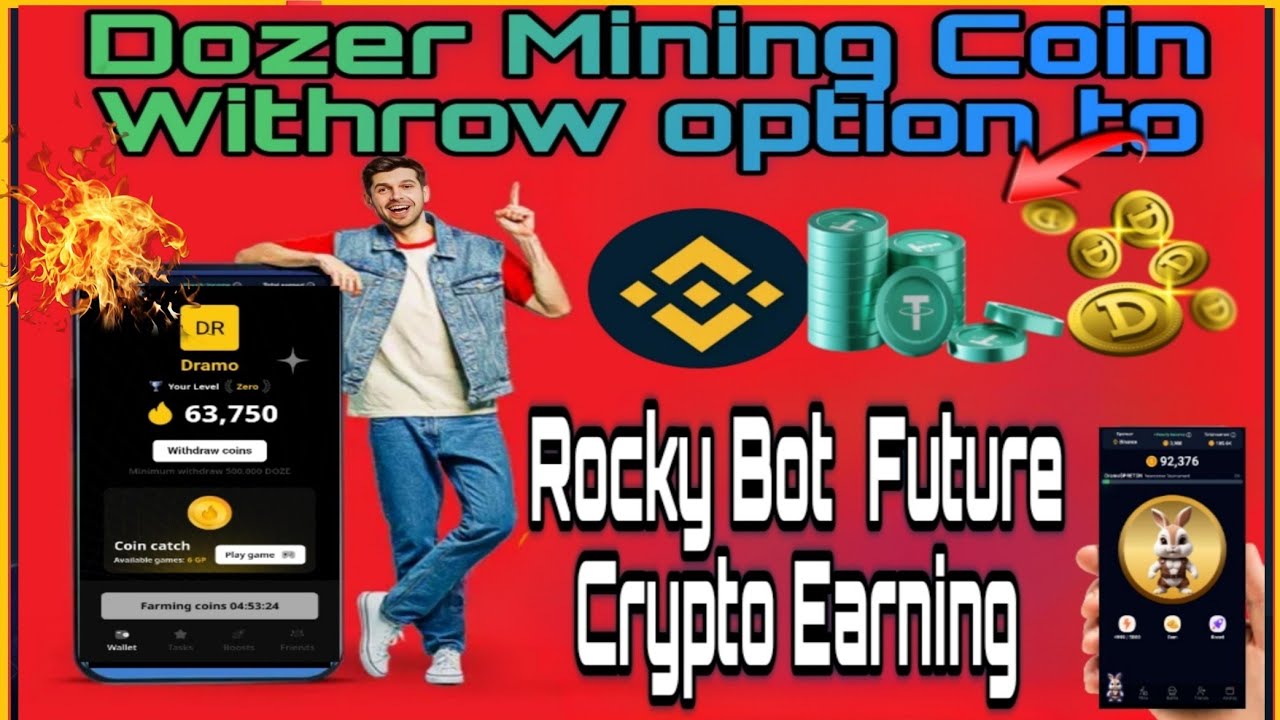 Doze Minimg crypto And Rocky Bot earning|bot Telegram Mining Coins - YouTube