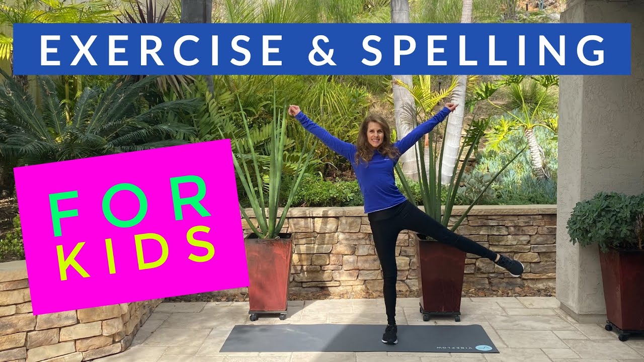 alphabet exercises for kids | balance workout for children 4-9 years ...