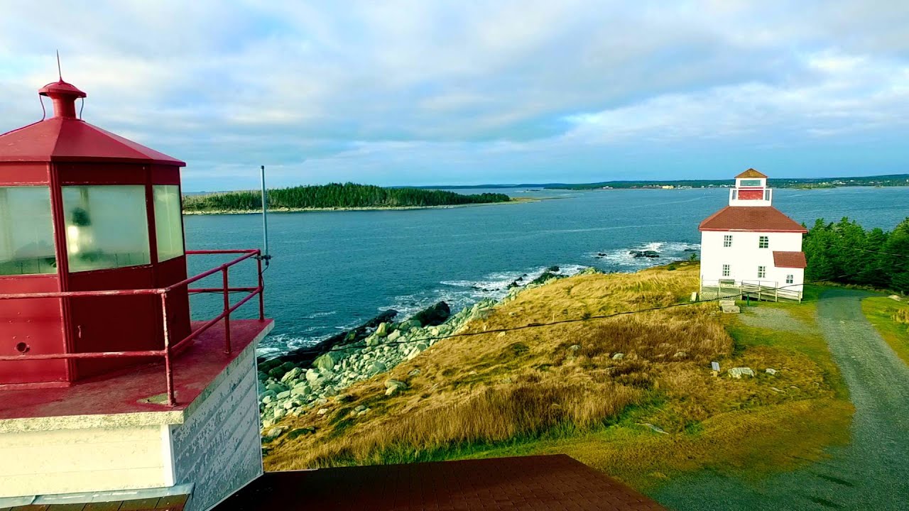 Port Bickerton Lighthouse(s), Nova Scotia, Canada, via DJI Phantom 3 ...